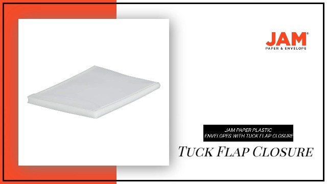 Clear Document Protectors With Tuck Flap JAM PAPER Clear Plastic ...
