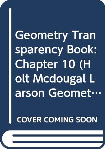 Amazon | Geometry Transparency Book: Chapter 10 (Holt Mcdougal Larson ...