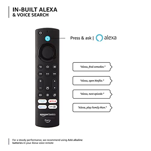 AmazonBasics 80cms (32 inch) HD Ready Smart LED Fire TV with Front ...