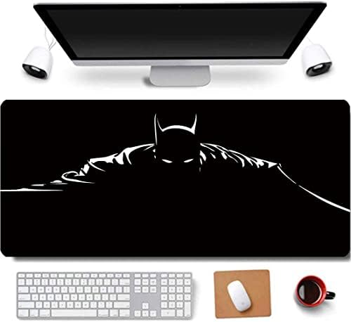 31.5x11.8 Inch BAT Shadow Non-Slip Rubber Stitched Edges Extended Large ...