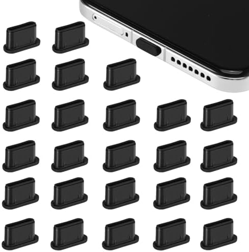 8x USB C Anti Dust Plugs Charging Port Protector for iPhone 15 16 Pro ...