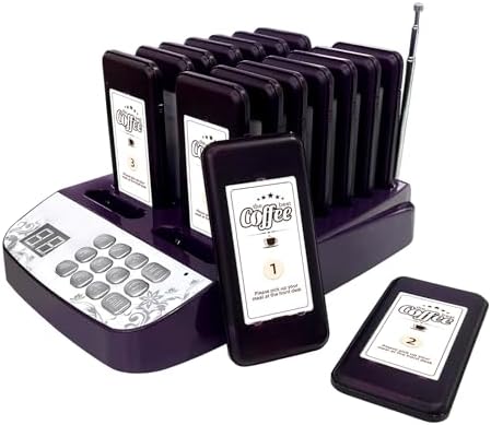 Amazon.com: SavvyMate Restaurant Pager System,Buzzer for Restaurant ...