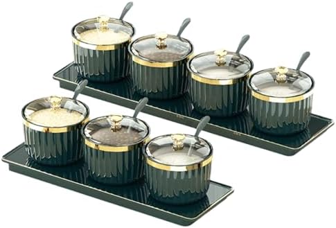 Amazon.com: PV Seasoning Container Spice Jars (set of 3), Ceramic ...