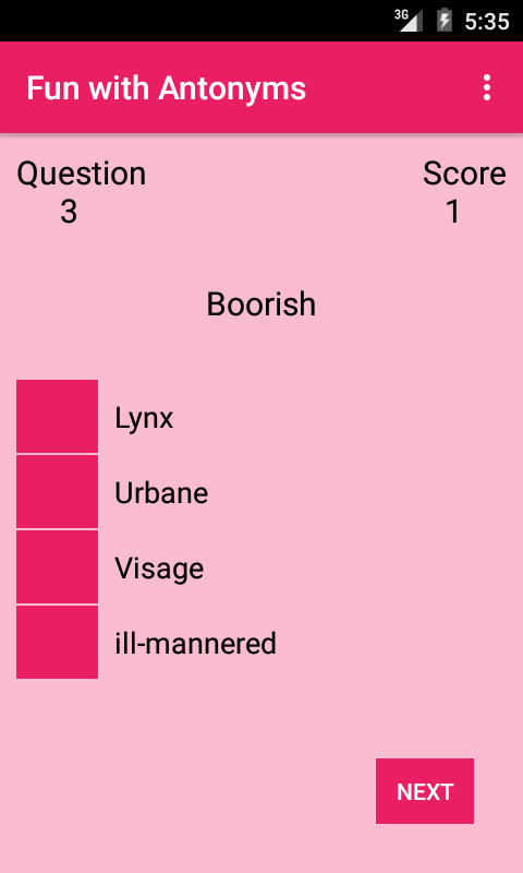 Fun with Antonyms - App on Amazon Appstore