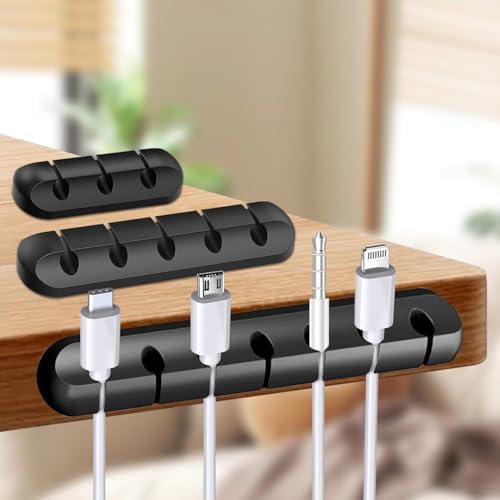 INOVERA (LABEL) 3 Pieces Cable Management Clips - Wire Cord Organizer ...