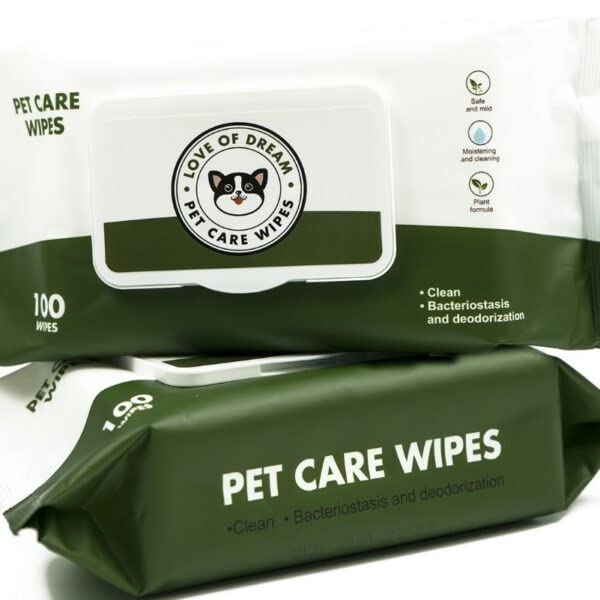 Sniffr Pet Care Eco-Friendly Pet Wipes 100% Biodegradable Fabric ...