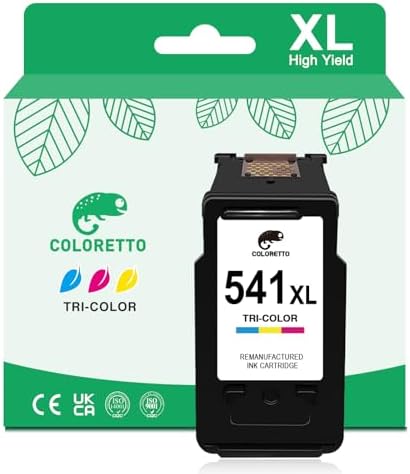 Canon Genuine High Capacity 1 x CL-541XL Tri-colour Ink Cartridge ...