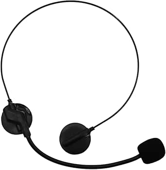 Toy Headsets with Microphone, Black Fake Microphone Headset Prop, Toy ...