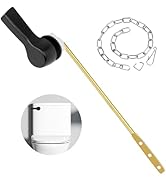 Left Side Toilet Handle Replacement Kit Side Mount Toilet Flush Handle ...