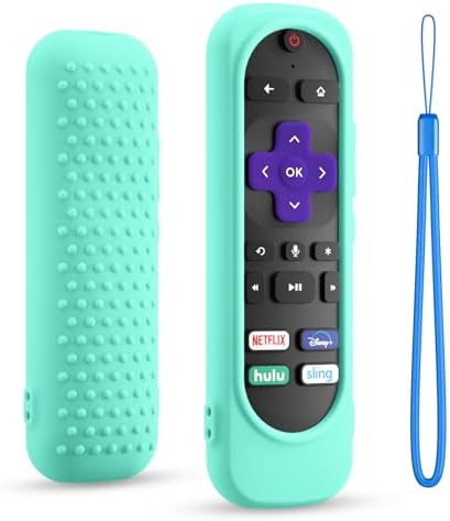 Amazon.com: Silicone Case Cover for Roku TV Remote, Compatible with ...