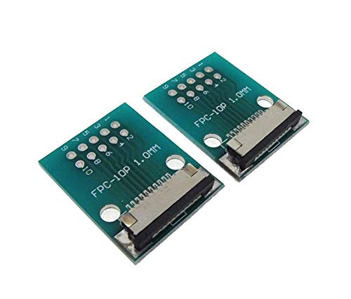 10P 10 Pins FPC to DIP Breakout Board 1.0mm Pitch - Pack of 2: Amazon ...