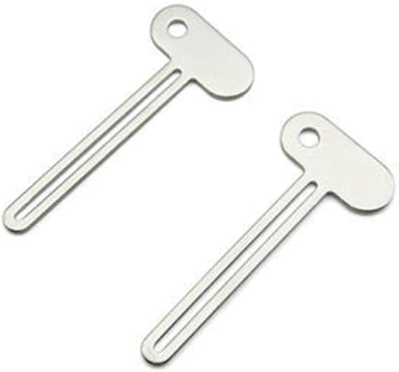 Amazon.com: 2Pcs Stainless Steel Toothpaste Squeezer, Tube Key ...