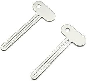 Amazon.com: 2Pcs Stainless Steel Toothpaste Squeezer, Tube Key ...