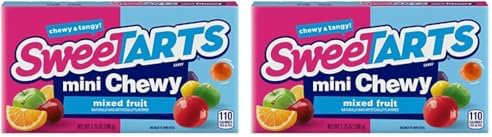 Amazon.com: SweeTARTS Mini Chewy Candy, 3.75 Ounce Theater Candy Boxes ...