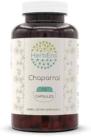 Amazon.com: HerbEra Chaparral 120 Capsules, 500 mg, Chaparral (Larrea ...