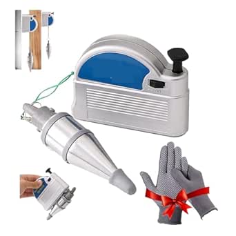 Magnetic Retractable Plumb Bob - Auto-Reel 19.7ft Nylon String, Quick ...