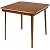 Stakmore Straight Edge Folding Card Table Finish, Fruitwood : Amazon.ca ...