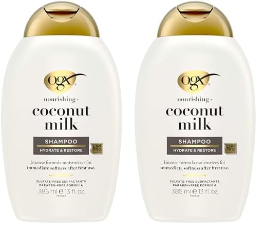 Amazon.com : OGX Nourishing Coconut Milk Shampoo for Strong, Healthy ...