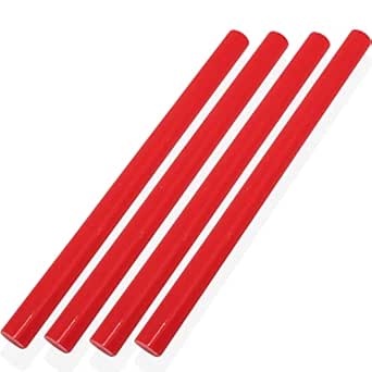Amazon.com - 3.9''x0.27'' Hot Glue Sticks,Red,Glue Sticks for Hot Glue ...