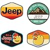 Amazon.com - Jeep Stickers Duck Logos and Stripes and Off-Road ...