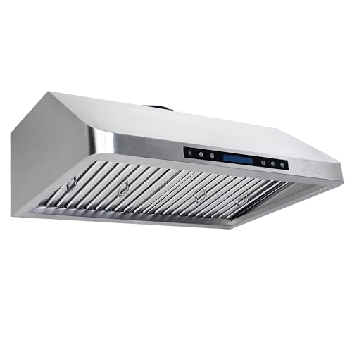 Vanity Art 30 Inches 900 CFM Ducted Under Cabinet Mounted Range Hood ...