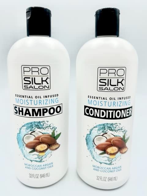 Amazon.com : Pro Silk Salon Moisturizing Shampoo & Conditioner set ...