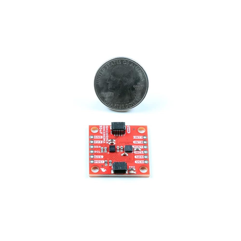 Buy Sparkfun 9dof Imu Breakout Ism330dhcx Mmc5983ma Qwiic 3d Digital Accelerometer And