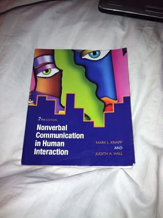 Amazon.com: Nonverbal Communication in Human Interaction: 9780495568698 ...