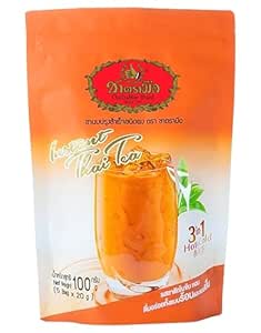 Amazon.com : Cha Tra Mue 3 in 1 Instant Thai Iced Tea Mix Powder with ...
