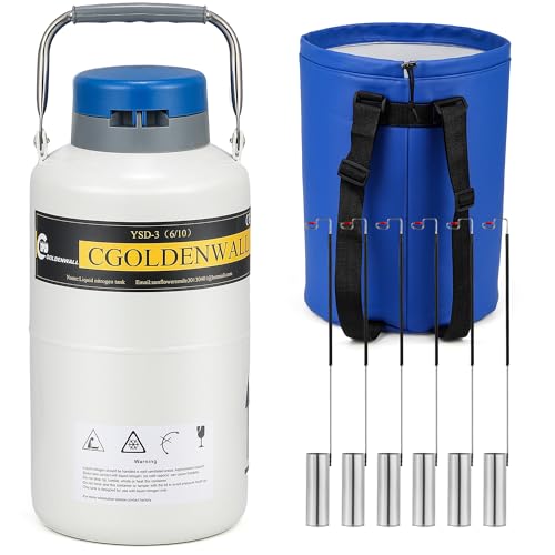 CGOLDENWALL 3L Liquid Nitrogen Container Cryogenic Container - Want It All