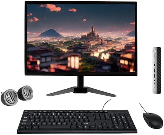 (Refurbished) HP ProDesk 19" HD All-in-One Desktop Computer Set (Intel ...