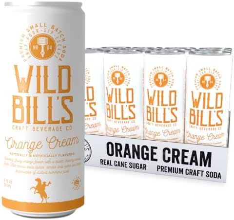 Amazon.com : Wild Bill's Orange Cream Soda Classic Craft Soda Pop Soft ...