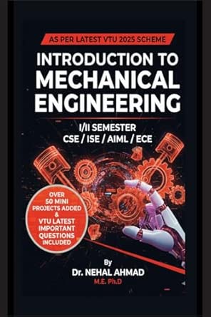 Amazon.com: INTRODUCTION TO MECHANICAL ENGINEERING: B.E I/II SEMESTER ...