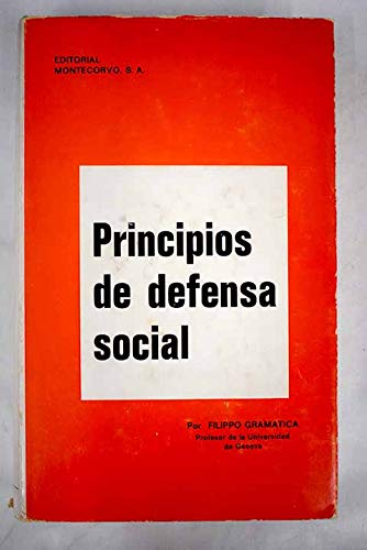 Amazon.com: Principios de defensa social: 9788471110732: Filippo ...