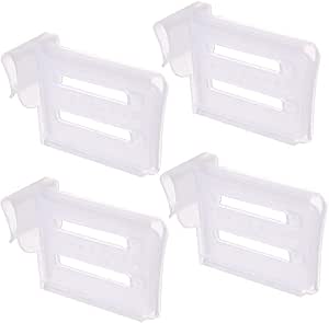 Cyrox 4pcs Set Expandable Fridge Drawers Storage Partition Clips ...