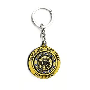 Marvel Avengers Iron Man Arc Reactor Rotating Keychain Metal | Doctor Strange | Thor Axe ...