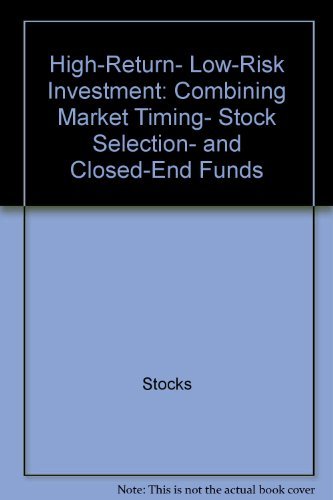 High-Return Low-Risk Investment (Mentor executive library): Hertzfeld ...