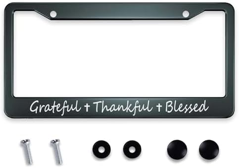 Amazon.com: Smooffly Grateful Thankful Blessed Christian Jesus License ...