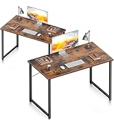 Amazon.com: Coleshome 32 Inch Small Computer Desk Set of 2, Modern ...