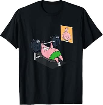 Amazon.co.jp: Genie Buu vs Patrick - Funny Animation Activation Gym T ...