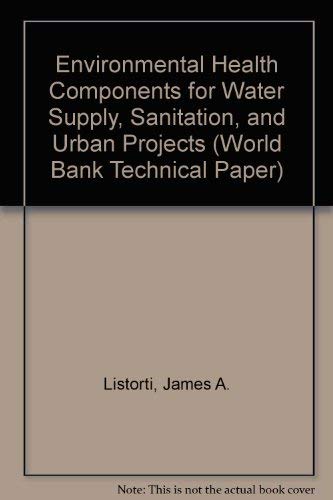 Environmental Health Components for Water Supply, Sanitation, and Urban ...
