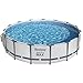 Amazon.com: Bestway Steel Pro MAX 15" x 42" Round Above Ground Swimming ...