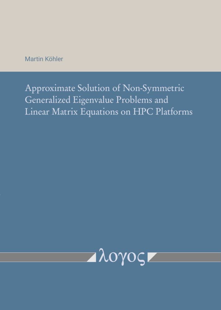 Approximate Solution Of Non Symmetric Generalized Eigenvalue Problems 1715