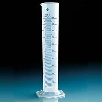 Brandtech V646081 Graduated cylinders, PP, Molded Graduations w/Blue ...