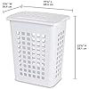 Amazon.com : STERILITE 12238004 Rect Laundry Hamper : Home & Kitchen