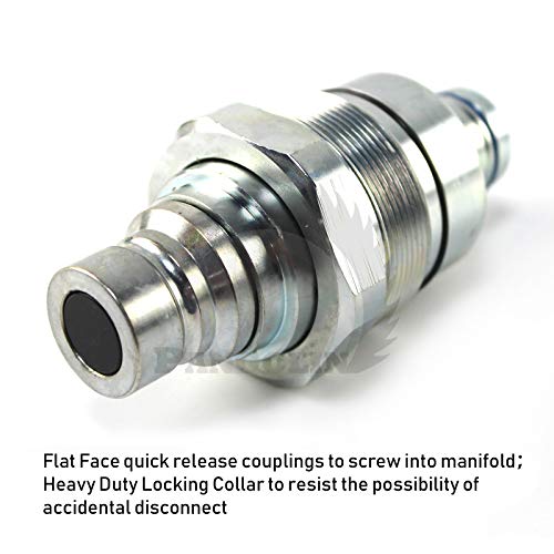 Snapklik.com : 7246799 Hydraulic Male Flat Face Quick Connect Coupler ...