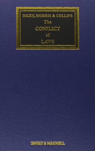 Dicey, Morris & Collins on the Conflict of Laws: Amazon.co.uk ...