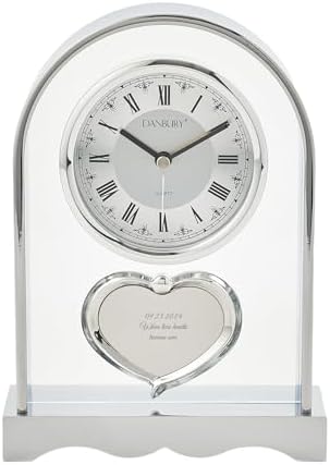 Amazon.com: THINGS REMEMBERED Engraved Wedding Glass Block Clock (Free ...