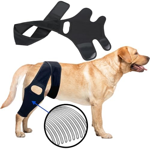 Amazon.com : SACERKU Dog Knee Brace with Side Stabilizers for Dog ACL ...