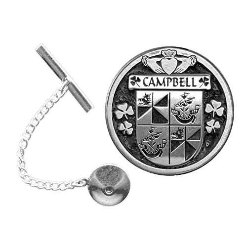 Amazon.com: Campbell Irish Coat of Arms Disk Tie Tack/Lapel Pin ...